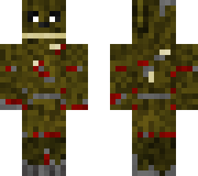 Springtrap Fnaf Minecraft Skins