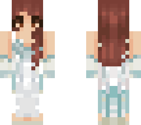 White Dress Minecraft Skins