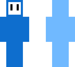 Fall guys Light blue skin | Minecraft Skin