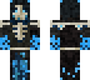 Blue Skulk Minecraft Skins