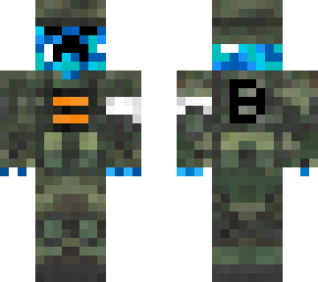 Soviet Blue Creeper | Minecraft Skin