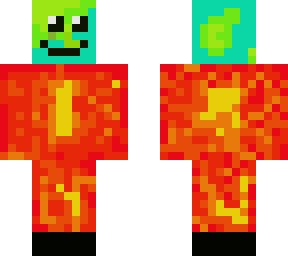 fire and water | Minecraft Skins