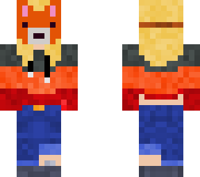 Fox mask | Minecraft Skin