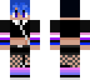 Gender-fluid, bi character | Minecraft Skin