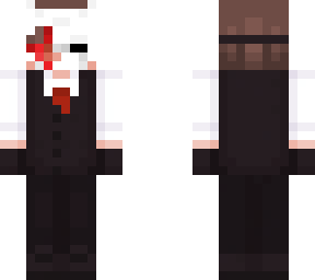 Half Broken Mask | Minecraft Skin