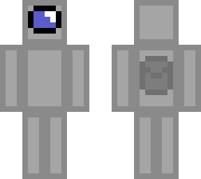 Among us Grey Crewmate | Minecraft Skin