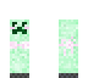 Kawaii Cweeper but facing the right way | Minecraft Skin