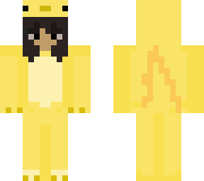 yellow axolotl onesie | Minecraft Skins