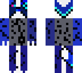 blue furry | Minecraft Skins