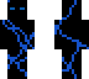 Blue Lightning Minecraft Skins