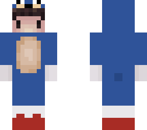 fart sonic edition | Minecraft Skin