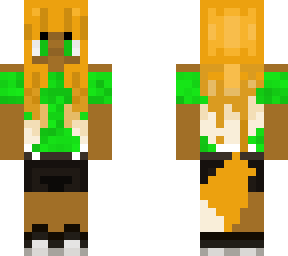 Furry Fox Girl Minecraft Skins