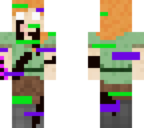 Glitched Alex | Minecraft Skin