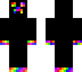 rgb creeper | Minecraft Skins