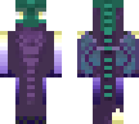 wings of fire rainwing oc: Aster | Minecraft Skin