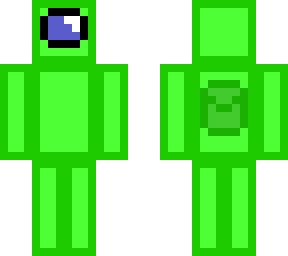 among us lime crewmate | Minecraft Skins