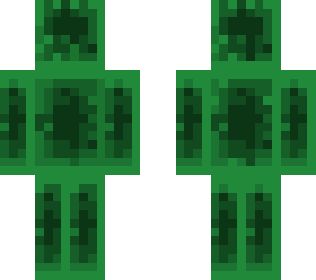 Green Redstone Block Man Design | Minecraft Skin