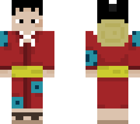 Luffy Wano Minecraft Skins