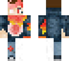 Pyro Squid V2 | Minecraft Skin