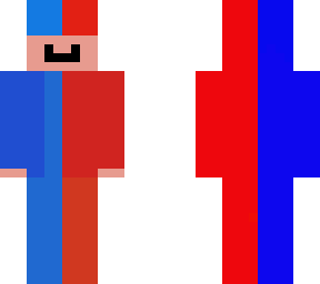 red and blue | Minecraft Skin
