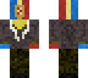 Andorra Flag Skin | Minecraft Skin