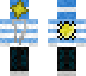 argentina flag skin | Minecraft Skins