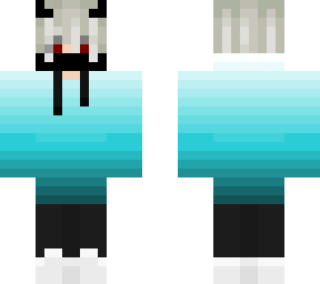 Blue gradient gamer | Minecraft Skin