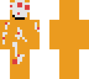 caked orange man | Minecraft Skins