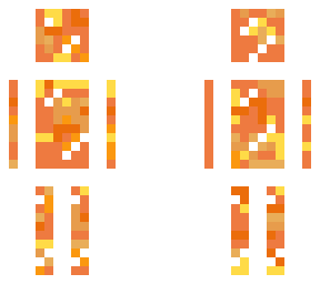Glass With Lava inside | Minecraft Skin