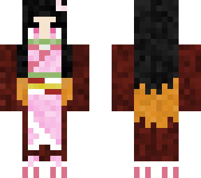 Nezuko Kamado Skin Minecraft | Minecraft Skin
