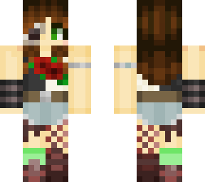 Skelly Rose Summer1B | Minecraft Skin