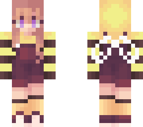 Bee Girl Minecraft Skins
