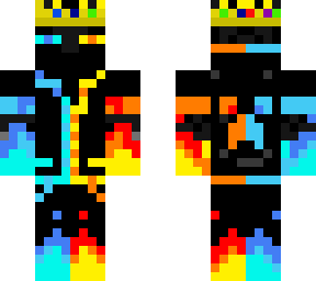 Fire Crown Minecraft Skins