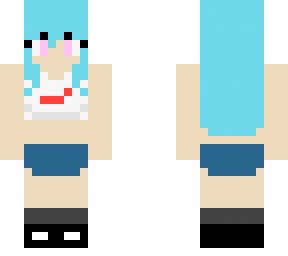 fnf bluesky | Minecraft Skins