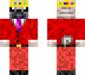 santaslayer7 skin with technoblades crown | Minecraft Skin