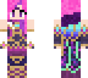 Star Guardian Xayah Skin | Minecraft Skin