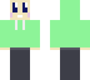 green introvert | Minecraft Skin