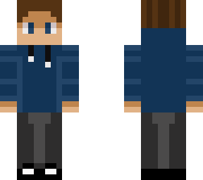 Blue Gamer Boy Minecraft Skins