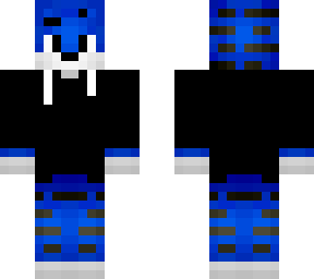 Blue Hoodie Minecraft Skins