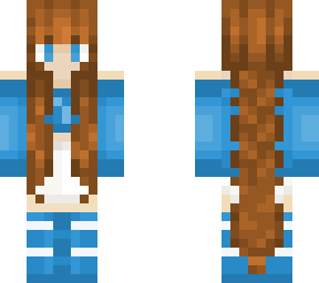 braided girl | Minecraft Skin