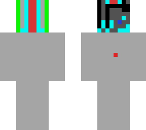 cyborg template | Minecraft Skin