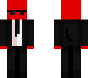 Fato + Oculos Escuros | Minecraft Skin