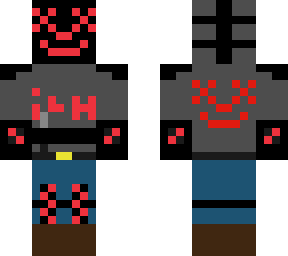hacker [secretly trollge] red version | Minecraft Skin