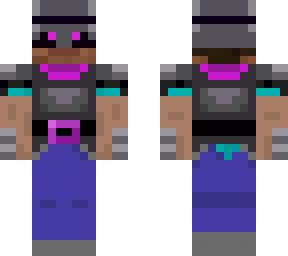 Steve with End Armor | Minecraft Skin