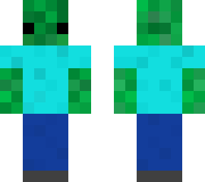 8 Bit Zombie | Minecraft Skin
