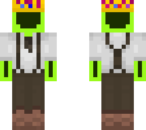 Claud With Technoblades Crown Minecraft Skins