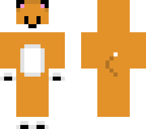 Cute Fox Minecraft Skins