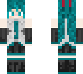 hatsunemiku vocaloid anime miku | Minecraft Skins