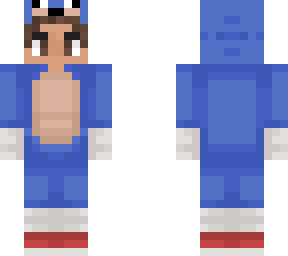 sonic onesie | Minecraft Skin