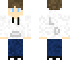 White Hoodie | Minecraft Skin